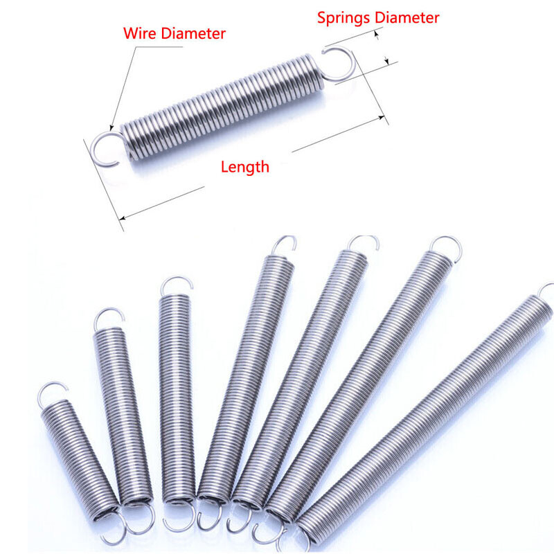 Stainless Steel Expansion Spring Various Size Tension Extension ...