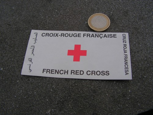 croix rouge autocollant french red cross ( cr8) | eBay