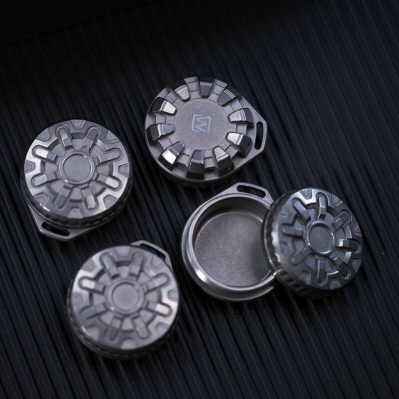 Titanium Waterproof Pill Holder Case Organizer Container Outdoor ...