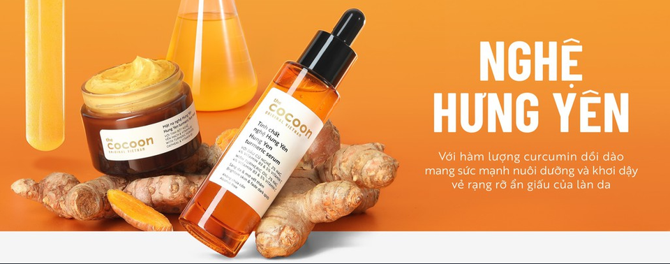 2x Tinh chat nghe Cocoon Turmeric serum – reduce wrinkles & Fade dark ...
