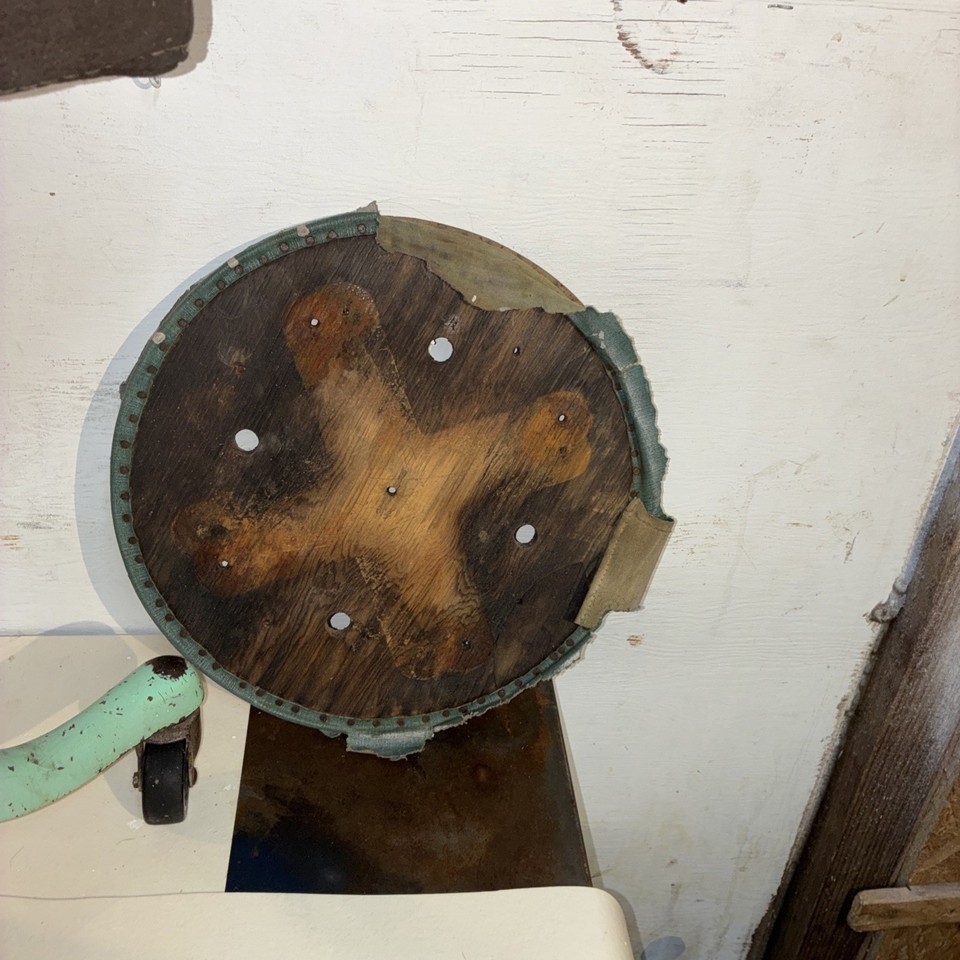 Rare Vintage Optical Adjustable Stool Cast Iron Base Solid 20 Years In ...