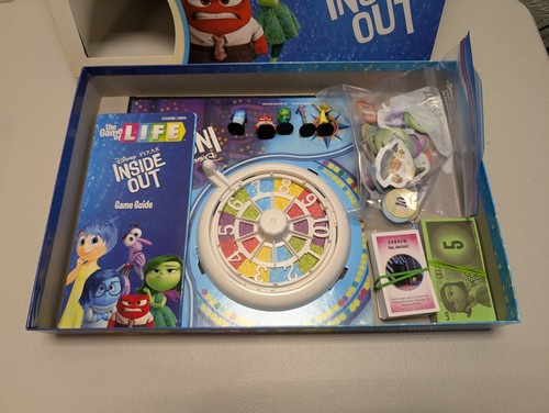 Inside Out Game of Life Board Game Pixar Disney Hasbro 2015 100% ...