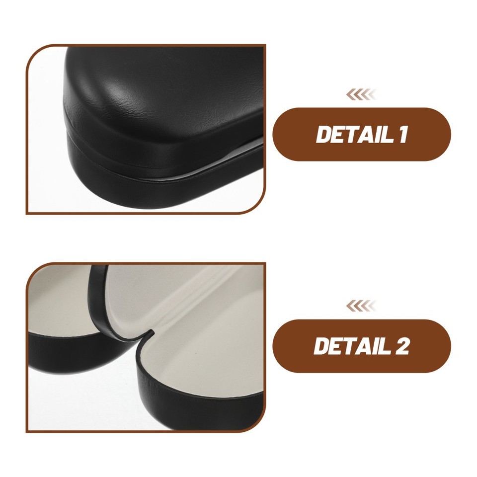 Oversized Dual Compartment Eyeglasses Hard Case, Sunglasses Storage ...