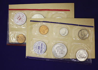 1960 Mint Set. Complete and original. 10 coins Both "P" & "D" | eBay
