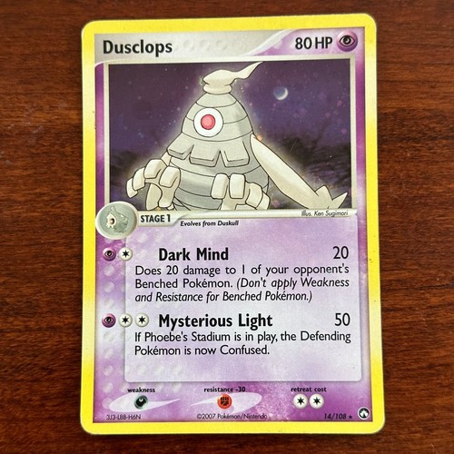 Dusclops 14/108 Holo Rare EX Power Keepers Pokemon Card | eBay