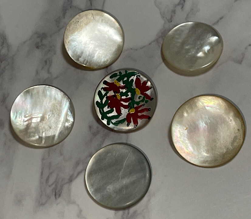 Vintage Mother Of Pearl Shank Shell Buttons Lot 55-20 | eBay