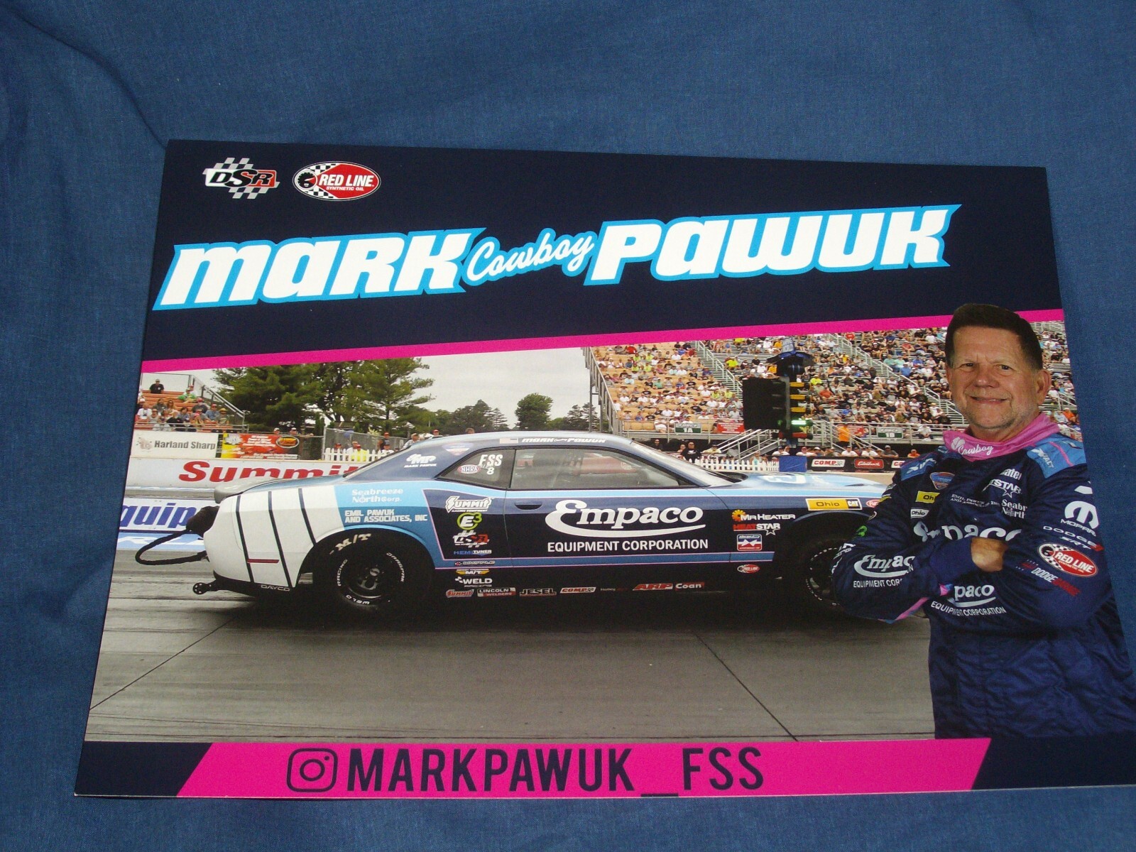 2022 MARK PAWUK EMPACO EQUIPMENT VERSION 2 FACTORY STOCK SHOWDOWN NHRA POSTCARD | eBay