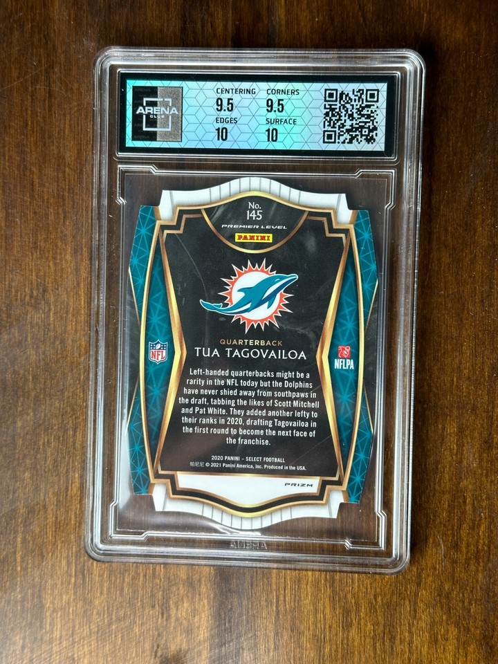 2020 Panini Select - Premier Level Blue Die-Cut #145 Tua Tagovailoa (RC ...