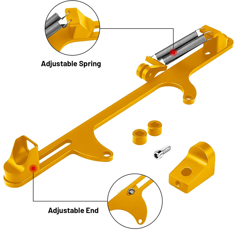 Throttle Cable Bracket 4150 4160 Series Adjustable Aluminum Carburetor ...