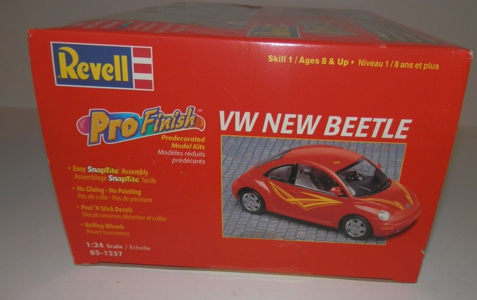Revell 1:24 Predecorated VW New Beetle Pro Finish Kit #85-1337 NIB | eBay