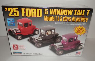 Lindberg 1:24 '25 Ford 5 Window Tall T #72196 NIB | eBay