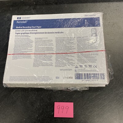 COVIDIEN KENDALL MEDICAL EKG RECORDING CHART PAPER 8-7/16x275” | eBay