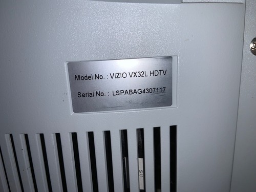 37-Inch Vizio VX37L 720p HDTV Widescreen LCD TV (Black/Gray) - USED | eBay