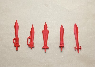Transformers G1 Dinobot 3D printed sword set Grimlock Slag Sludge Swoop ...