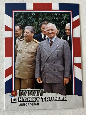 2025 Historic Autographs WW2, Truman & Stalin Card 1 0f 300 made | eBay