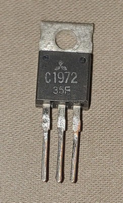 Pulled Original Mitsubishi 2SC1972 transistor RF TO-220 C1972 USA STOCK ...