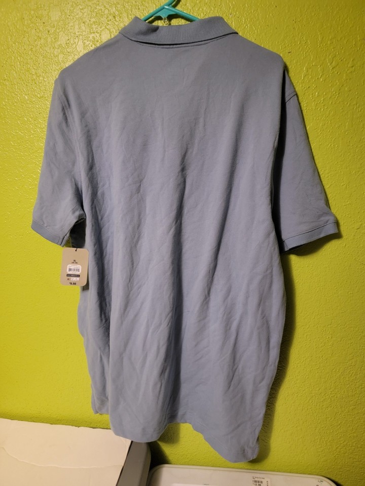 George Brand Golf Polo Shirt Mens Shirt Sleeve Light Carolina Blue Size ...