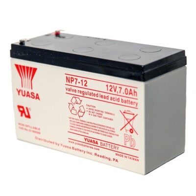 Yuasa NP7-12-NP7-12 SEALED LEAD ACID BATTERY 12VOLT 7AH | eBay