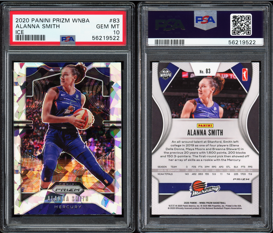 2020 Panini Prizm WNBA Alanna Smith Cracked Ice PSA 10 (Pop 2) | eBay