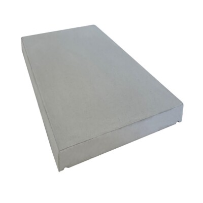 Light Grey - Concrete Coping Stone - 300mm 12"- Flat With Drip Checks ...