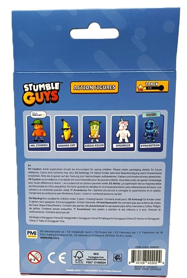 Stumble Guys DYNAMITRON 4.5” Action Figure In Window Box 2024 NIB NEW ...