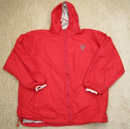 Vintage Texas Tech Jacket Men XXL 2XL Red Raiders Lined Collegiate ...