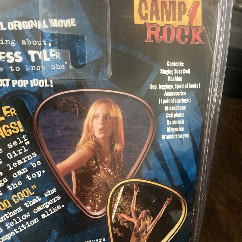 DISNEY JONAS BROTHERS CAMP ROCK SINGING TESS DOLL "TOO COOL NRFB NIB | eBay