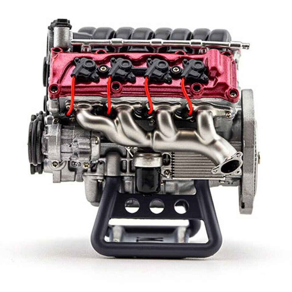 RC Dynamic V8 Engine Model DIY Assembly for AX90104 SCX10Ⅱ Capra VS4-10 ...