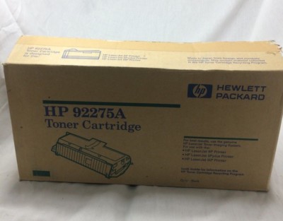 GENUINE HP 92275A TONER CARTRIDGE OPEN BOX | eBay