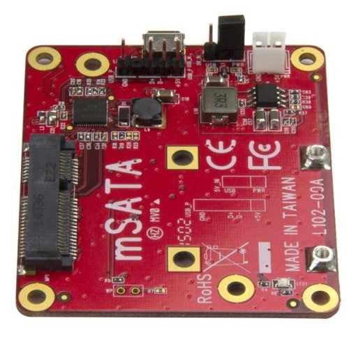 StarTech PIB2MS1 USB to mSATA Converter for Raspberry Pi and ...