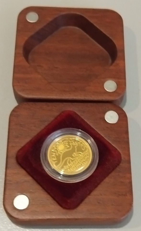 2009 Ken Done Ten Dollar 1/10 oz Gold Kangaroo Proof Coin COA 719 ...