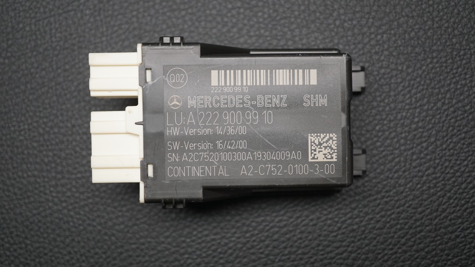 OEM MERCEDES BENZ W222 FACELIFT SEAT HEATING CONTROL UNIT MODULE ECU ...