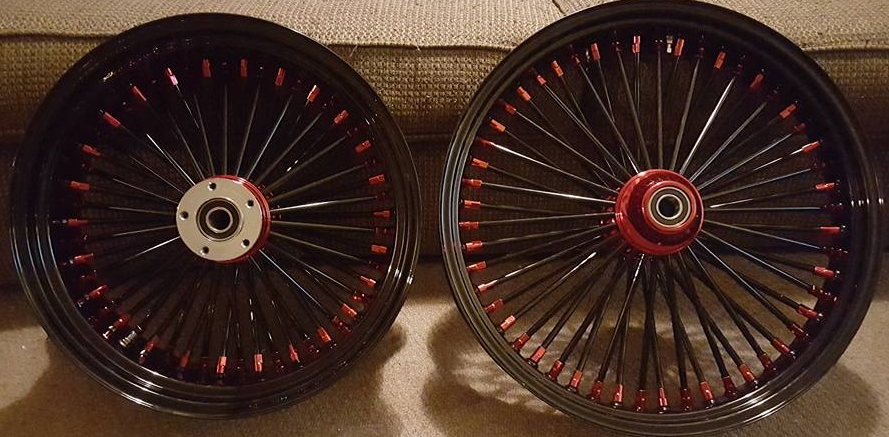 Fat Spoke Custom Color Rim Package For Harley And Indian | eBay