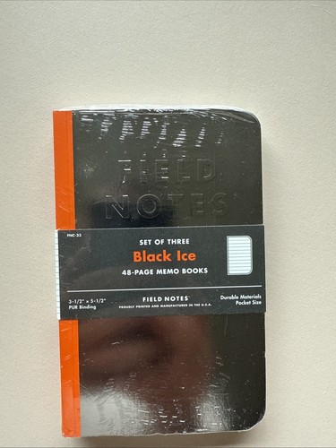 Field Notes - Black Ice (sealed) | eBay