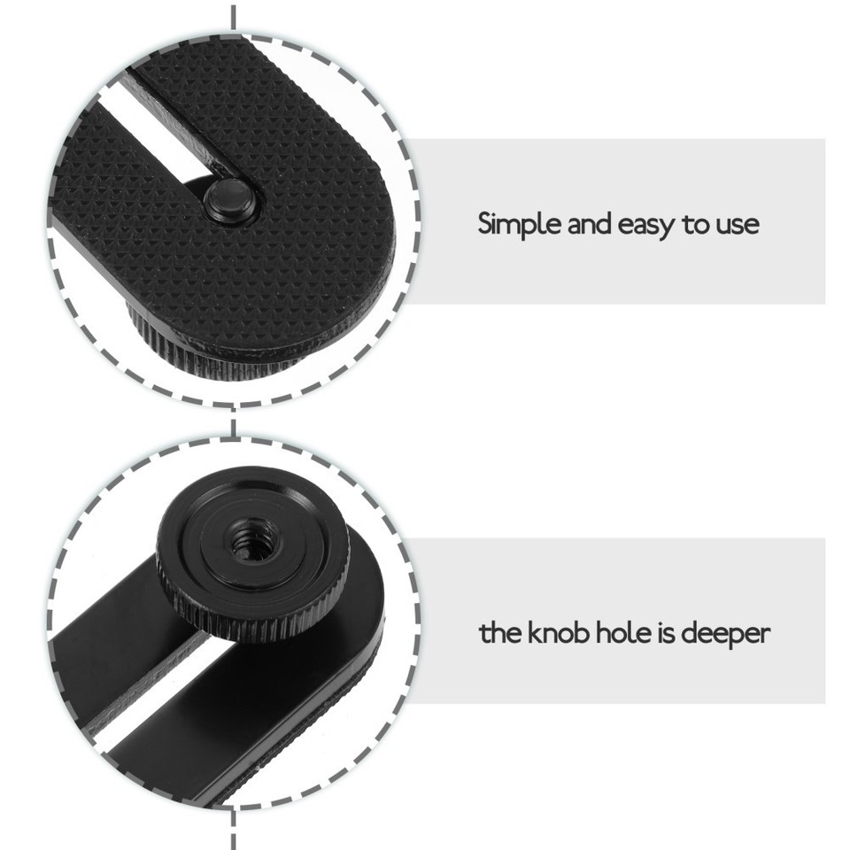 4 PCS Adjustable Microphone Bar Double Mount Extension Bracket for ...