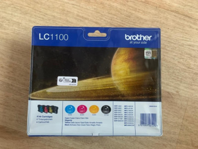 Genuine Brother LC1100 Multipack B/C/M/Y Ink Cartridges: Exp 2026 | eBay UK