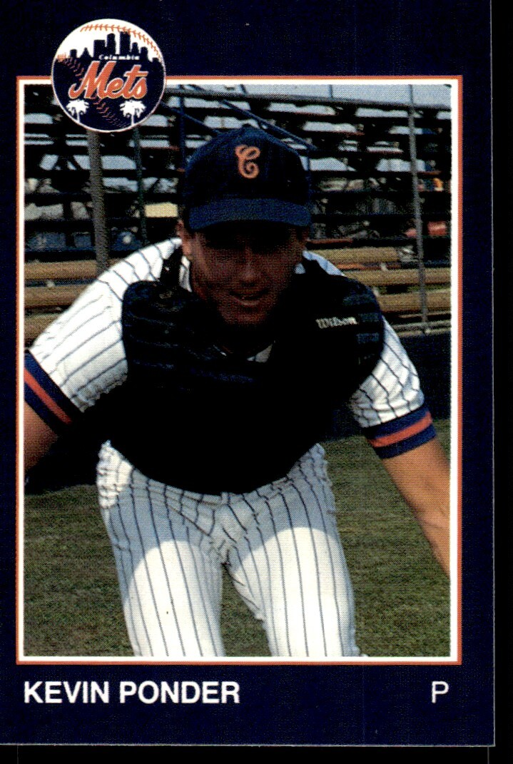 1988 Grand Slam Baseball Card Kevin Ponder A Columbia Mets #10 | eBay