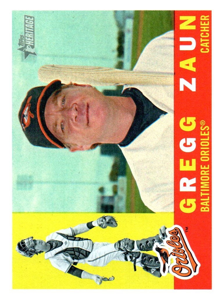 2009 Topps Heritage #581 Gregg Zaun MT-NRMT | eBay