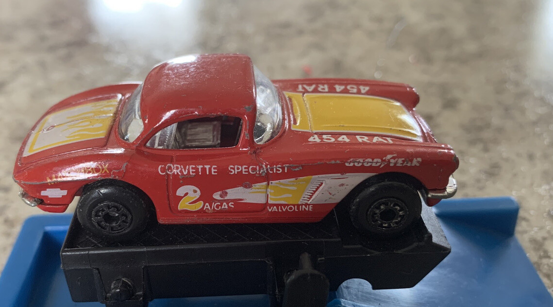 1982 Matchbox 1962 Red Corvette 454 RAT 1/64 Loose Vintage | eBay