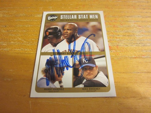 Mike Sweeney Autographed Signed 2003 Upper Deck Vintage #240 Card MLB ...