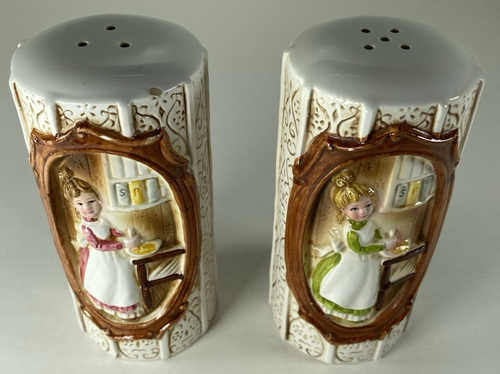 Sears Roebuck & Co Pioneer Woman Salt & Pepper Shakers Vintage 1978 | eBay