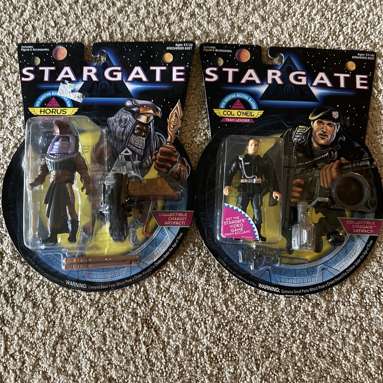 2 Sealed STARGATE 4.25" Action Figures | 1994 Hasbro 90s | eBay