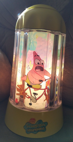 SPONGEBOB SQUAREPANTS MOTION LAMP NIGHT LIGHT 2004 w/ PATRICK ...