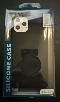 iPhone 11 Pro - Brand New Case - Micase Black Silicone Phone Case | eBay