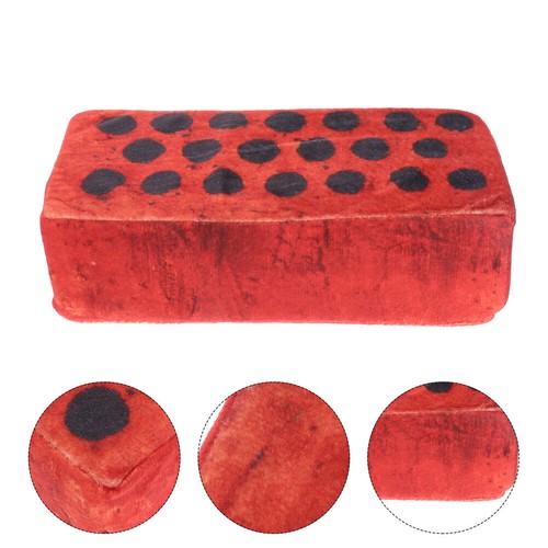 Miniature Anti Stress Toy Kids Pillow Red Pillows Building Blocks | eBay