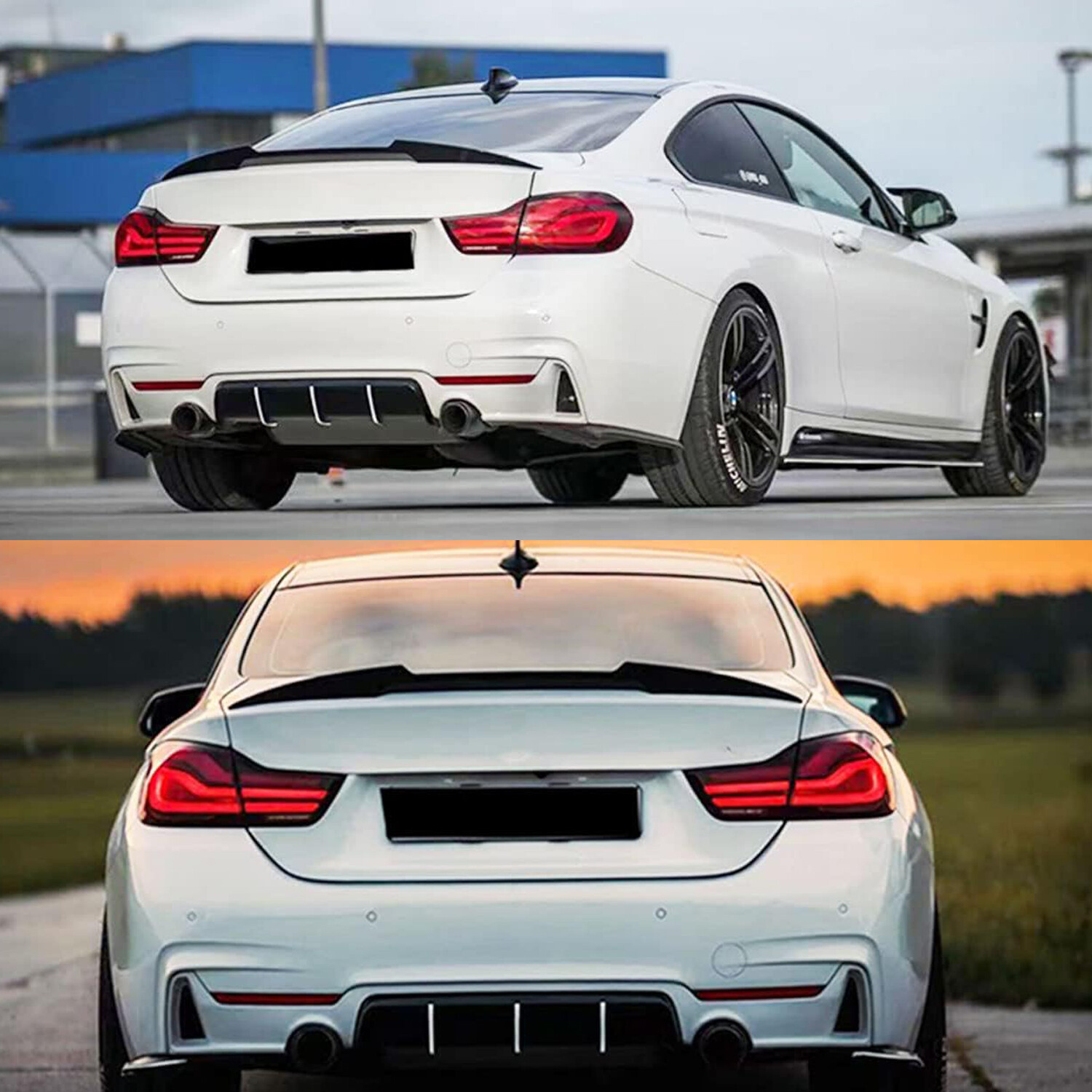 For 2013-2020 BMW 4 Series F32 Rear Trunk Boot Lip Spoiler M4 Style ...