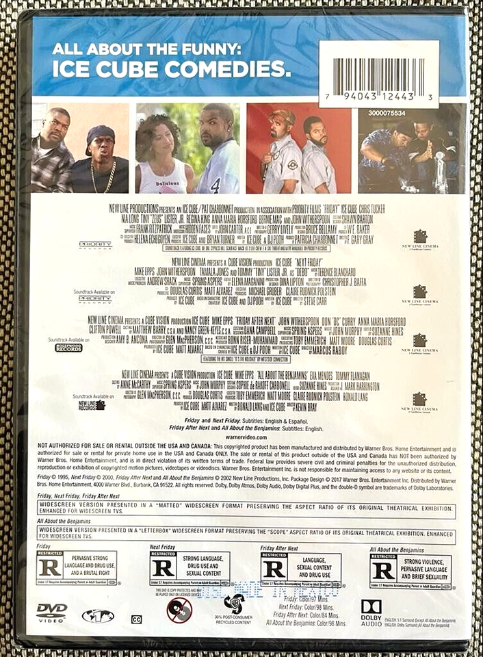4 Film Favorites: Ice Cube Collection (DVD) Free Shipping, Fast ...