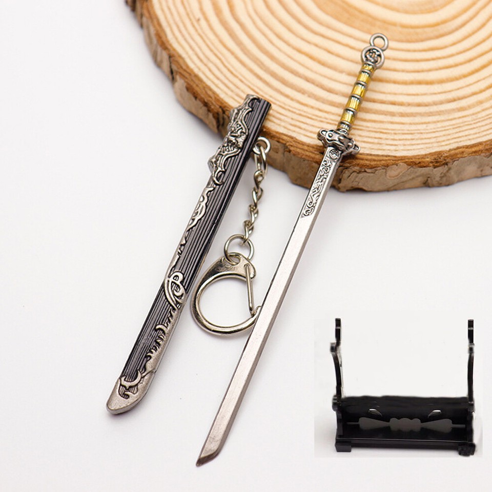 Ancient Chinese Mini Sword Keychain Sword Metal Weapon Toy Key Chain ...