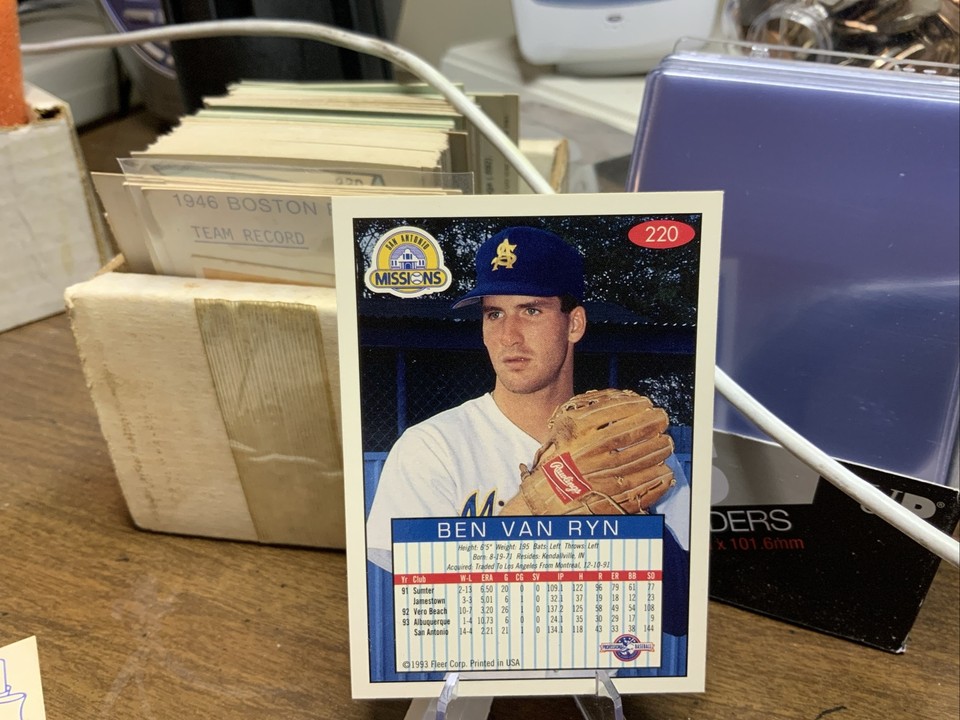 1993-94 Excel #220 Ben Van Ryn | eBay