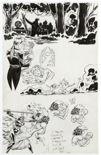Koblish X-MEN 92 INFINITE 2 pg 4 EVIL CASSANDRA AS MS MARVEL VS ROGUE ...